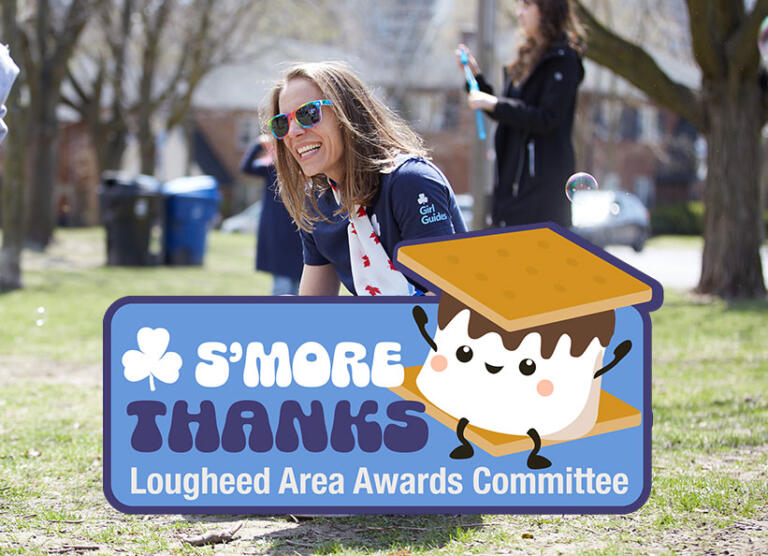 Lougheed Area Thanks Crest - Lougheed Area Girl Guides